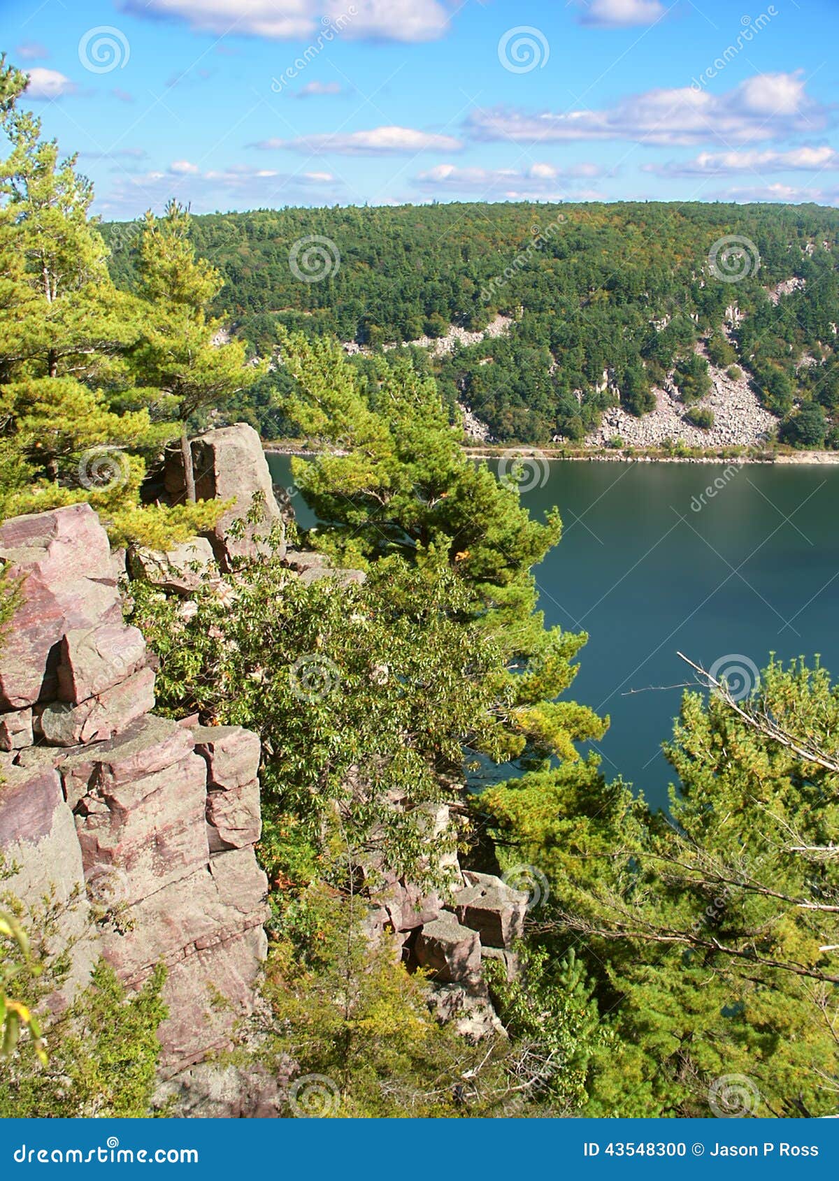 Devils Lake State Park Wisconsin Stock Photo - Image of natural, rock ...