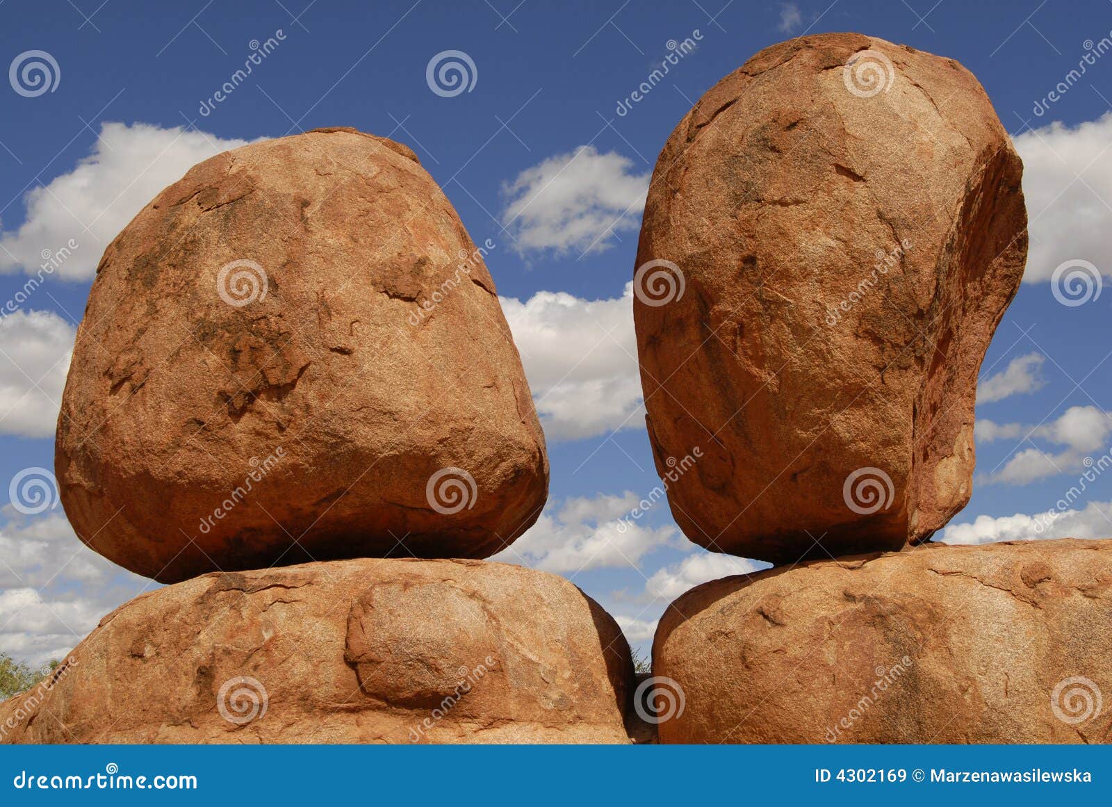 Devils Marbles Conservation Reserve, Northern Terr Stock Image - Image ...
