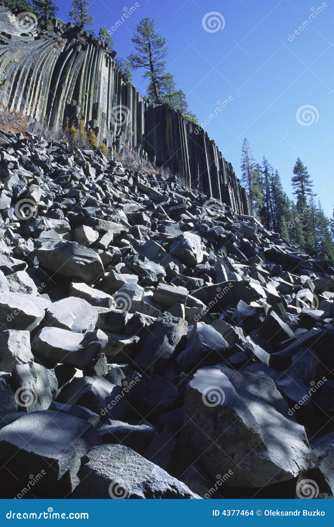 Devils Postpile National Monument in California Stock Photo - Image of ...