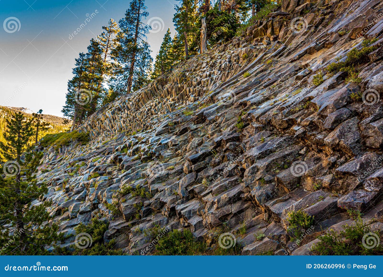 Devils Postpile National Monument Stock Photo - Image of location ...