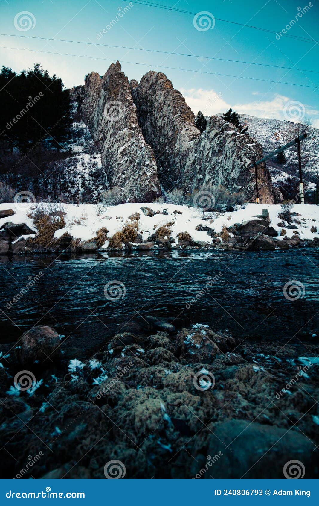 The Devils Slide in Morgan County Utah Stock Image - Image of lush ...