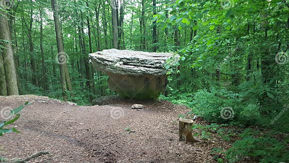 Devils Table stock image. Image of stone, devils, forest - 97881537