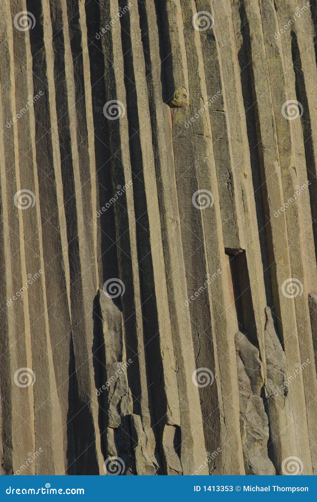 Devils Tower Rock stock image. Image of geology, wyoming - 1413353