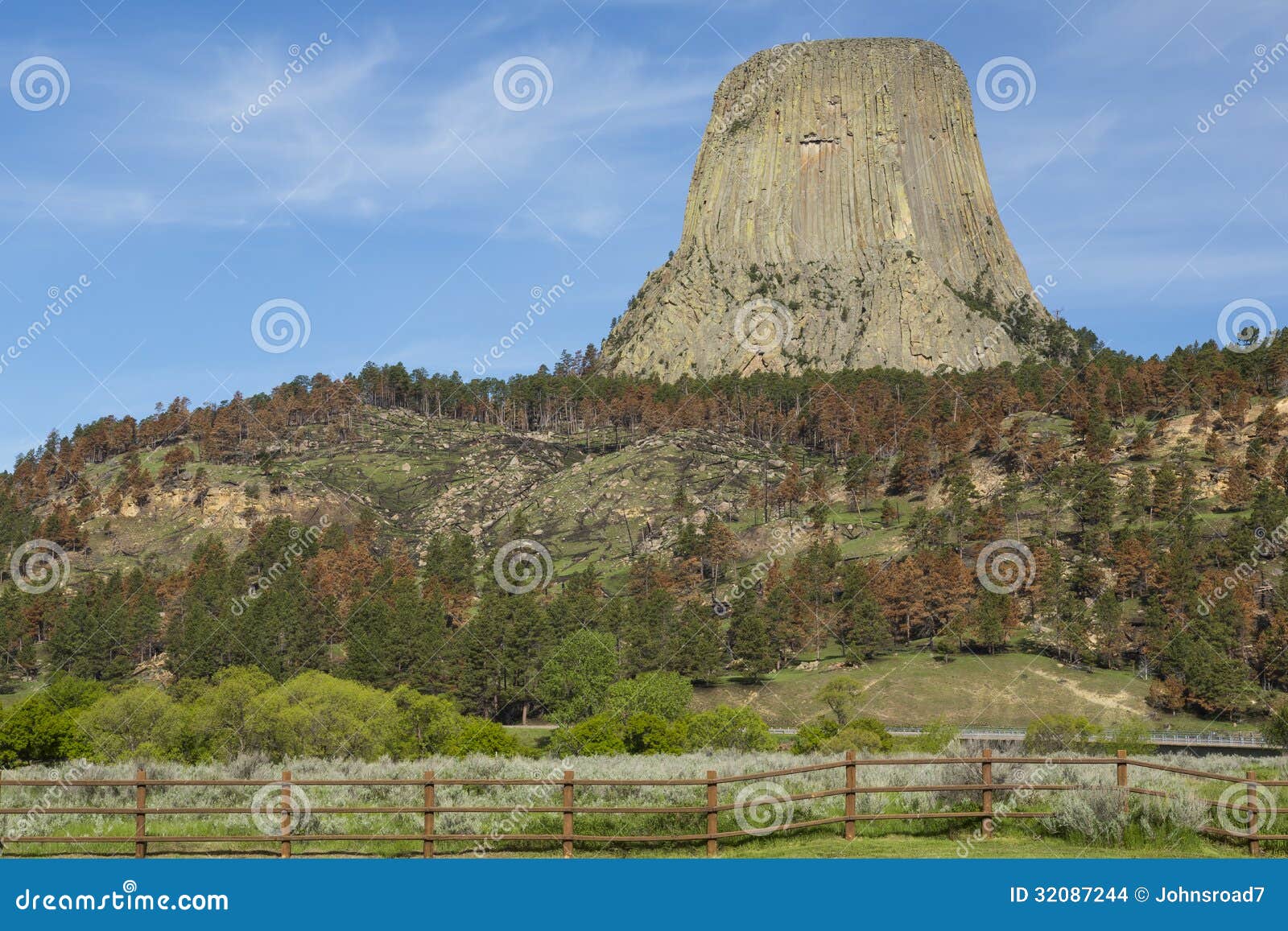 Devils Tower stock photo. Image of park, scenic, sundance - 32087244