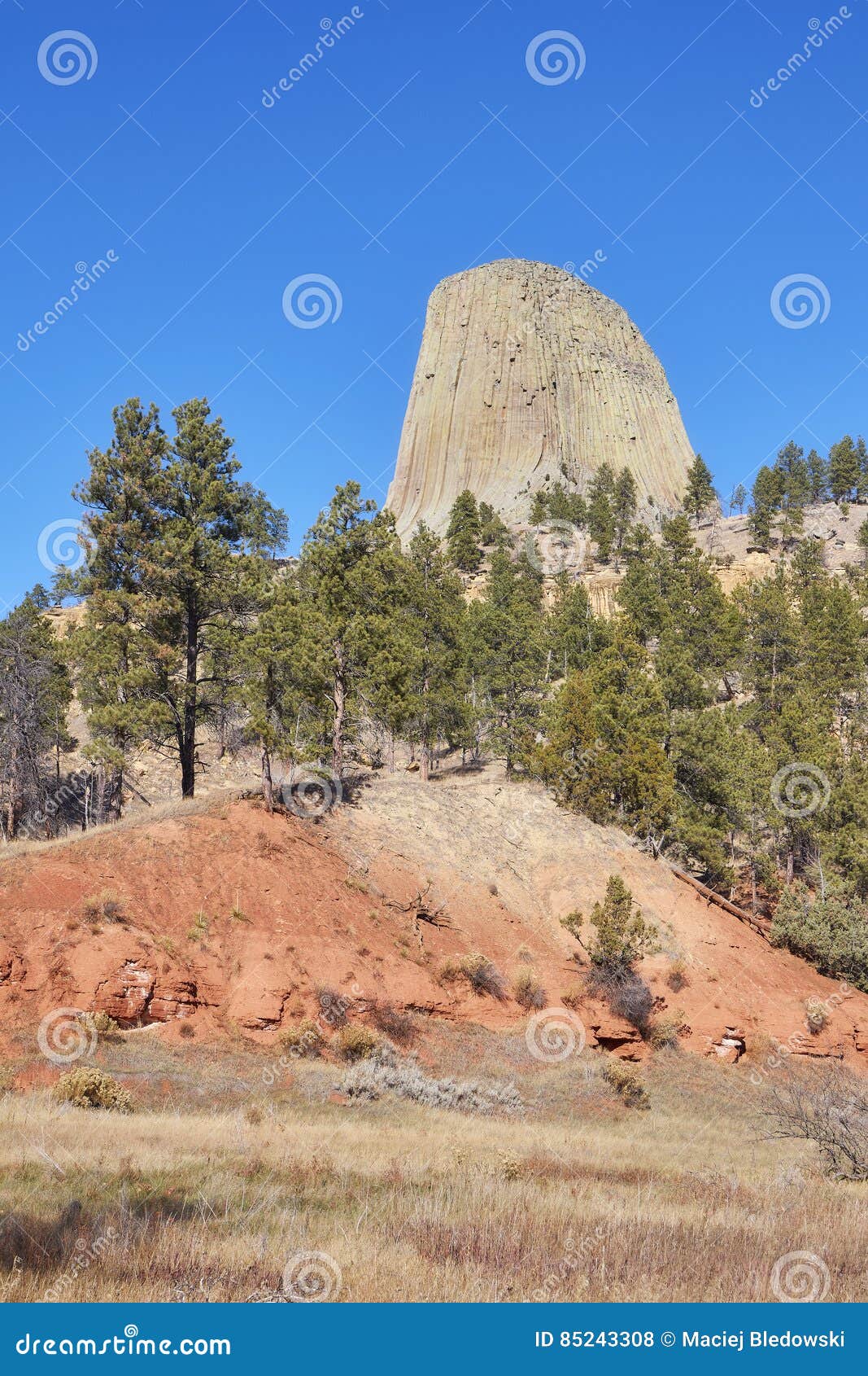 Devils Tower, Top Attraction in Wyoming State, USA Stock Photo - Image ...