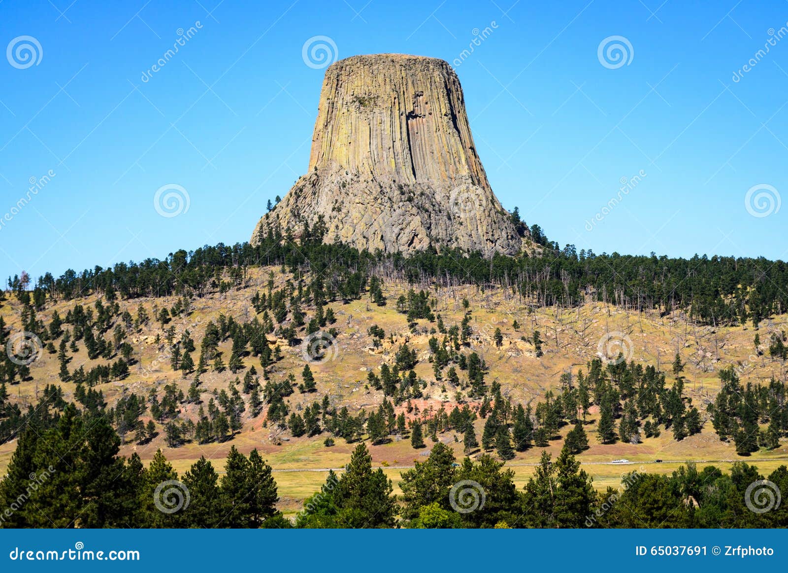 Devils Tower stock image. Image of lakota, cultural, crow - 65037691