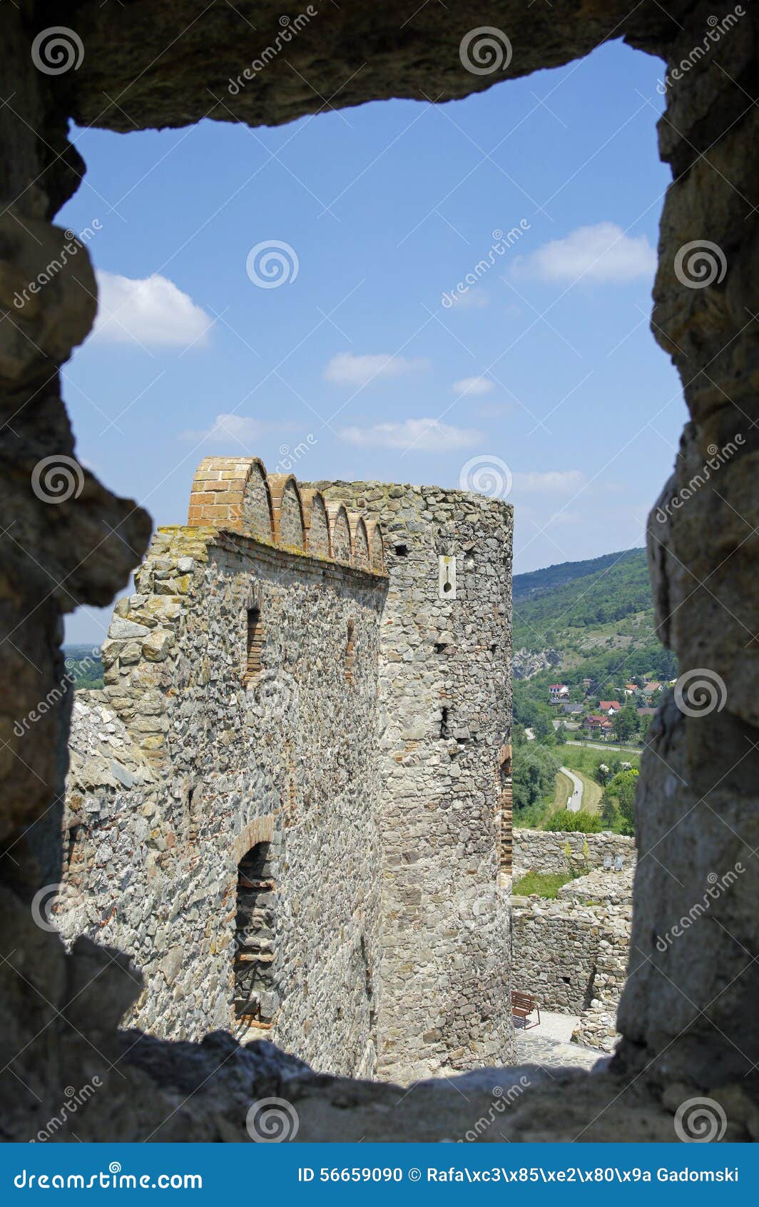 Devin Castle, Slovakia stock photo. Image of outside - 56659090
