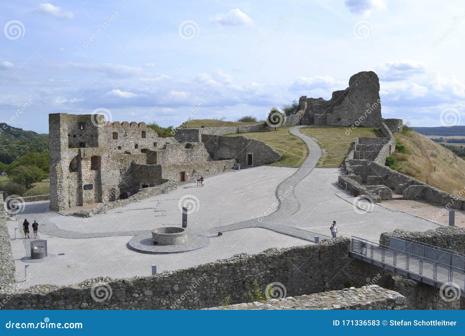 The Devinsky Hrad in Bratislava Stock Image - Image of architecture ...