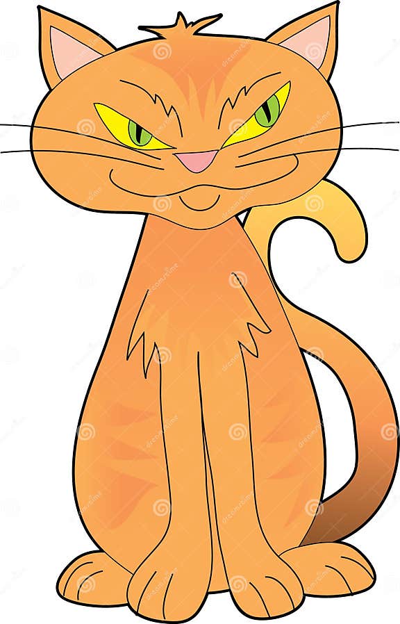 Devious Cat stock vector. Illustration of face, mammal - 1746562