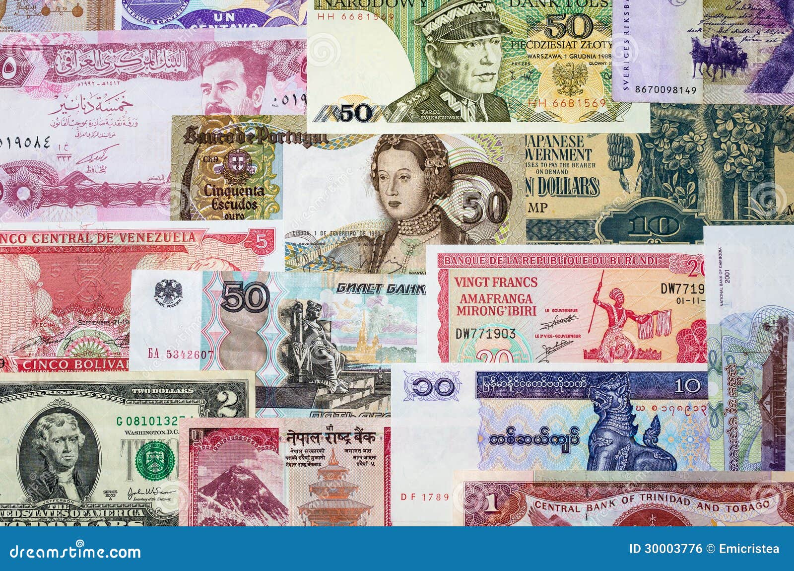 Devise internationale photo stock. Image du ramassage - 30003776