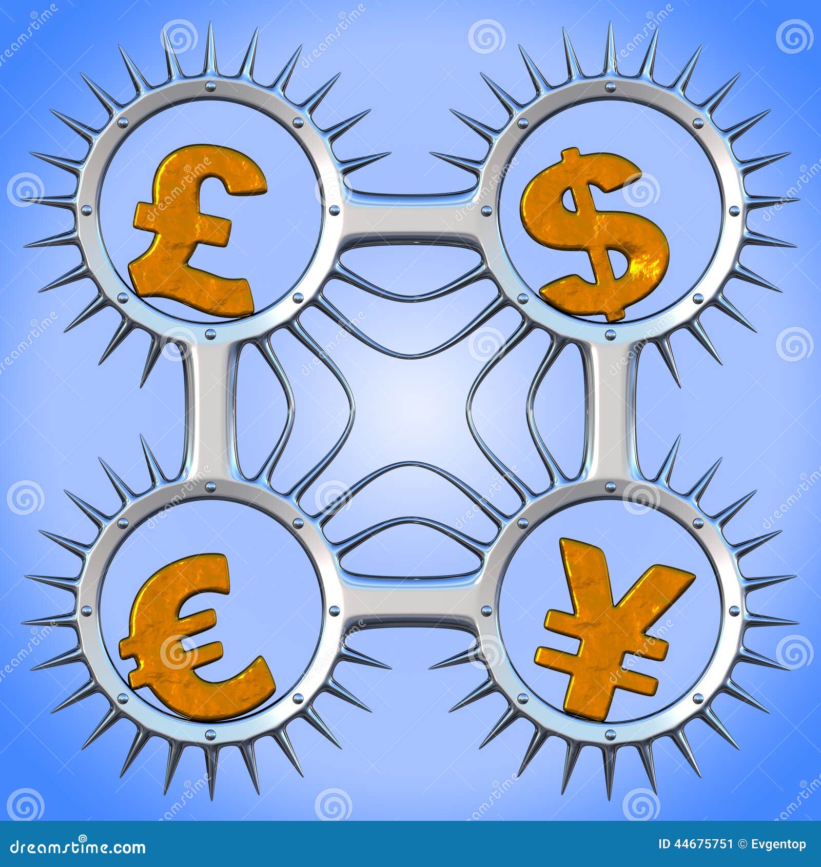 Devise symbols_03 illustration stock. Illustration du monétaire - 44675751