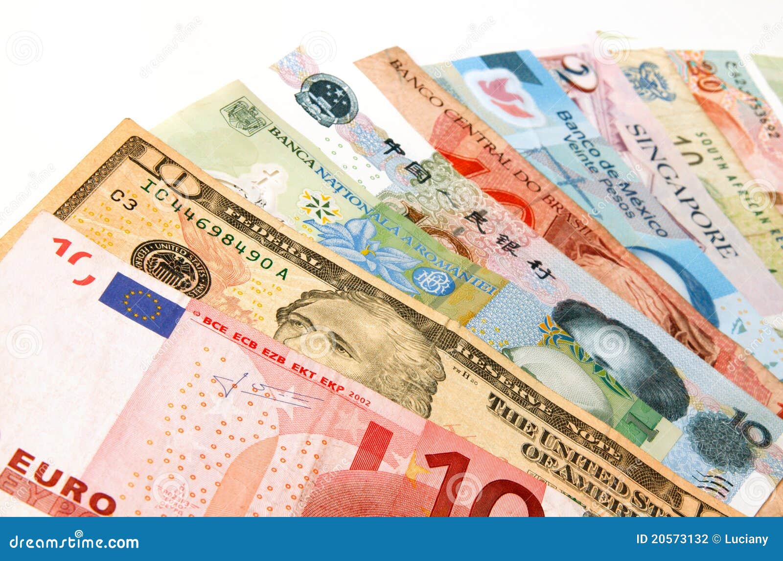 Devises du monde photo stock. Image du réel, diversifié - 20573132