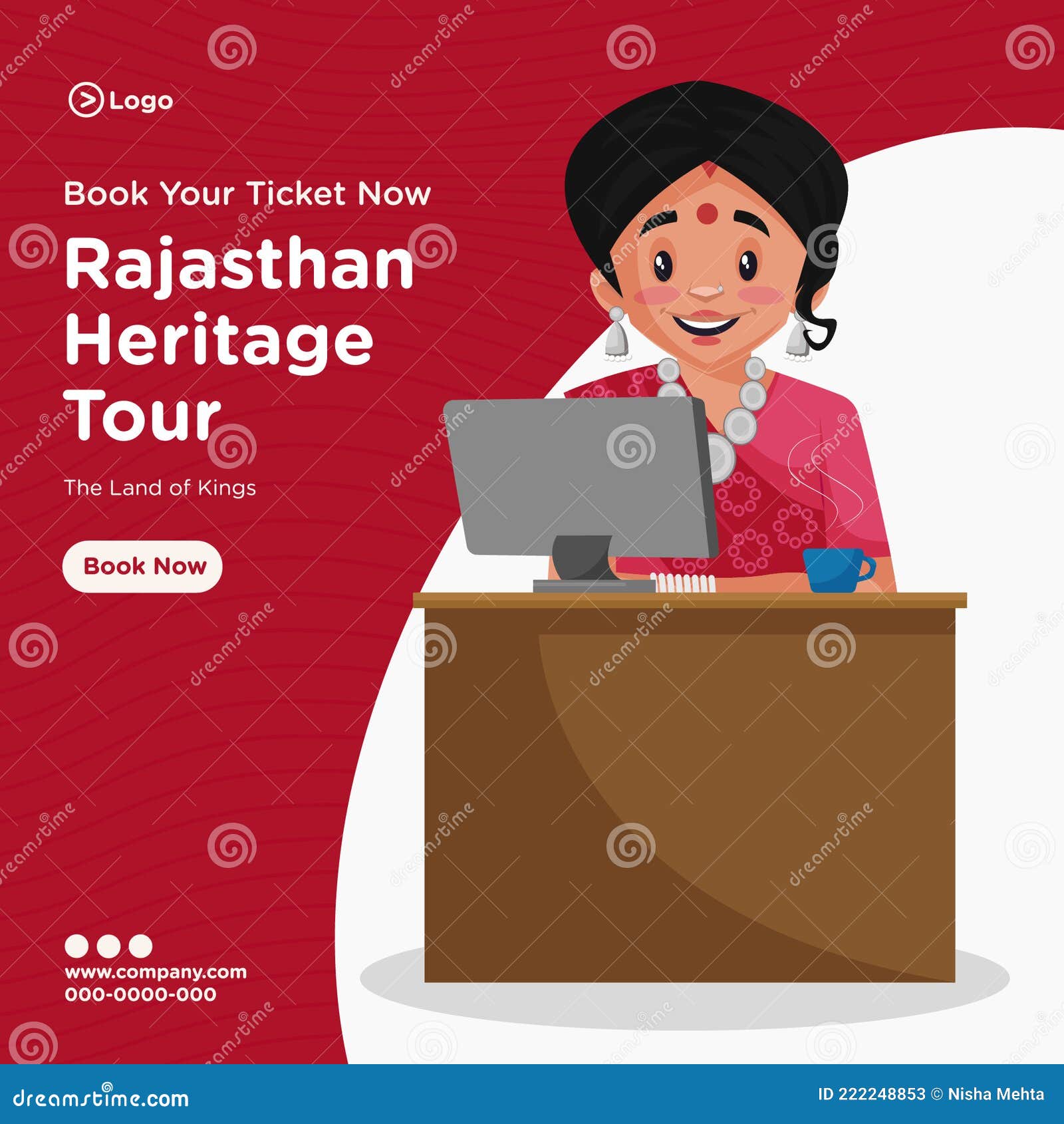 Best Tour Package Banner Design Stock Vector - Illustration of ethnic ...