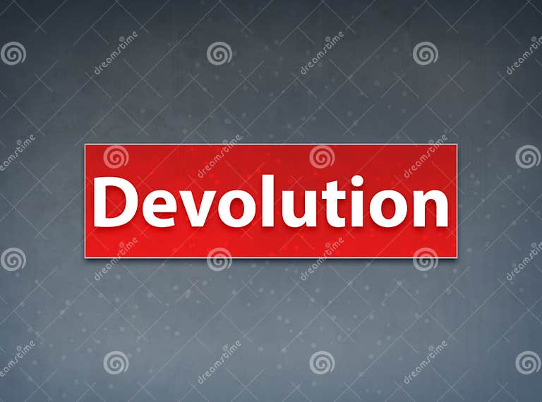 Devolution Red Banner Abstract Background Stock Illustration ...