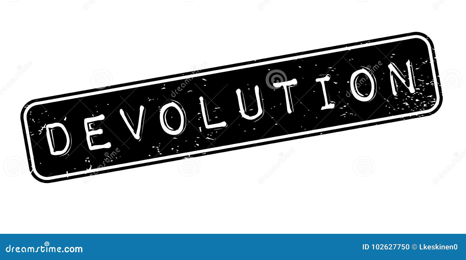 Devolution rubber stamp stock vector. Illustration of devolving - 102627750