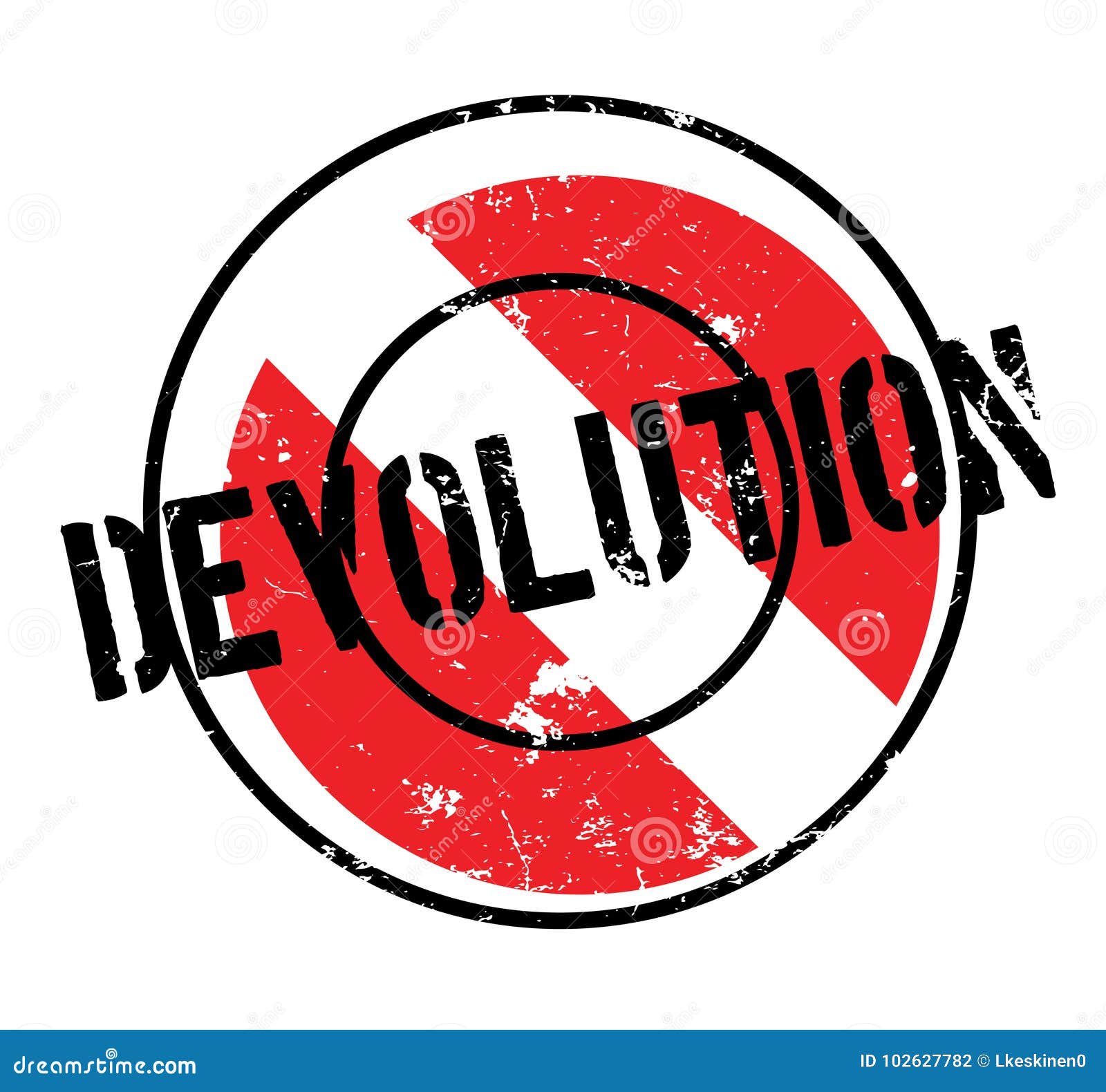 Devolution rubber stamp stock vector. Illustration of downgrade - 102627782