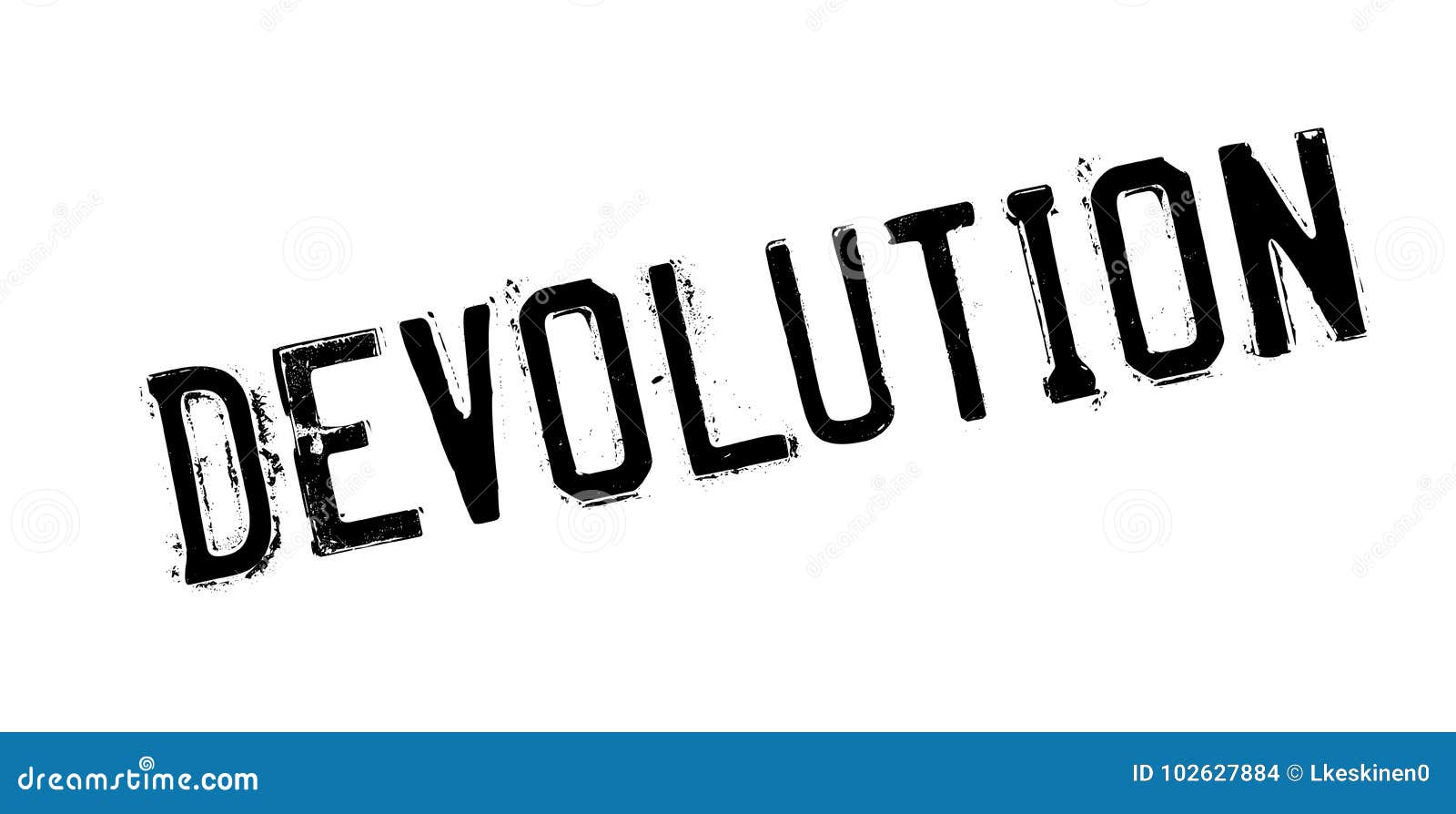 Devolution rubber stamp stock vector. Illustration of button - 102627884