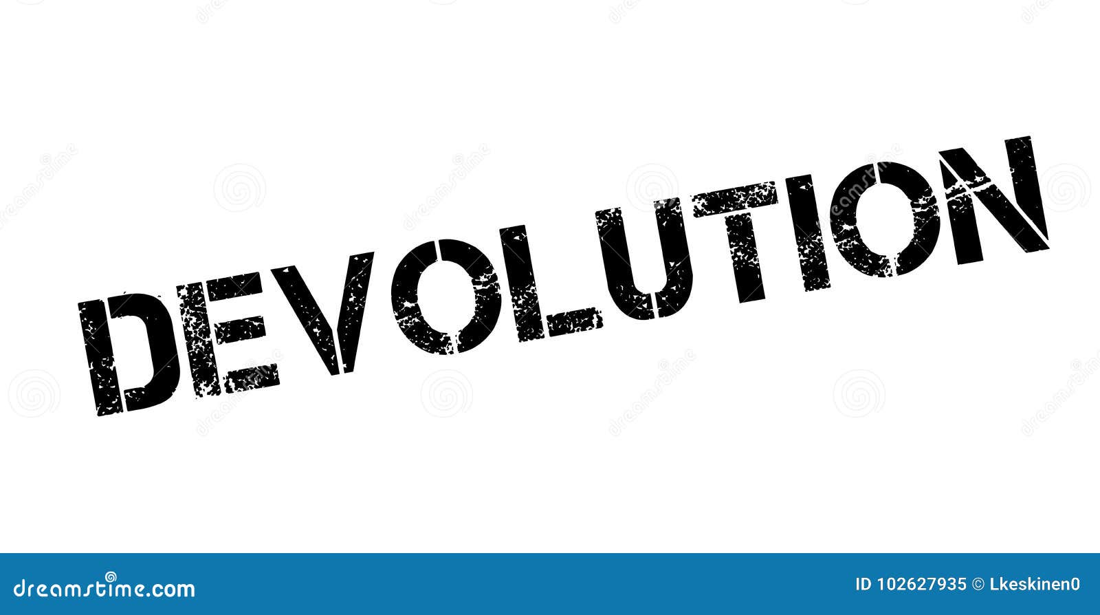 Devolution rubber stamp stock vector. Illustration of degeneration ...