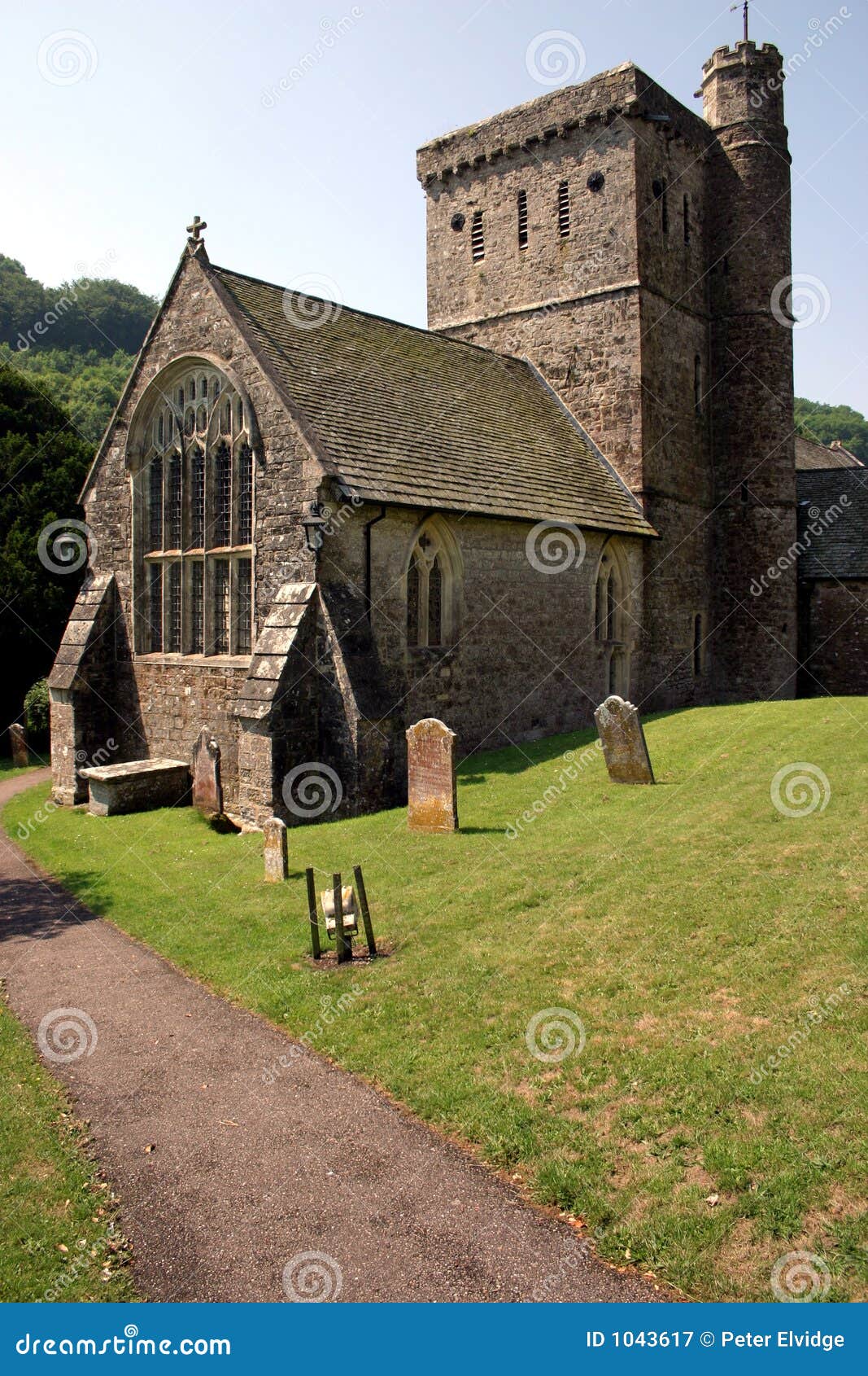 Devon Church stock image. Image of church, england, branscombe - 1043617