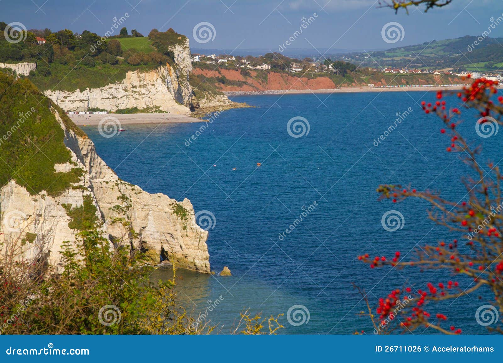 Devon cliffs and coastline stock photo. Image of europe - 26711026