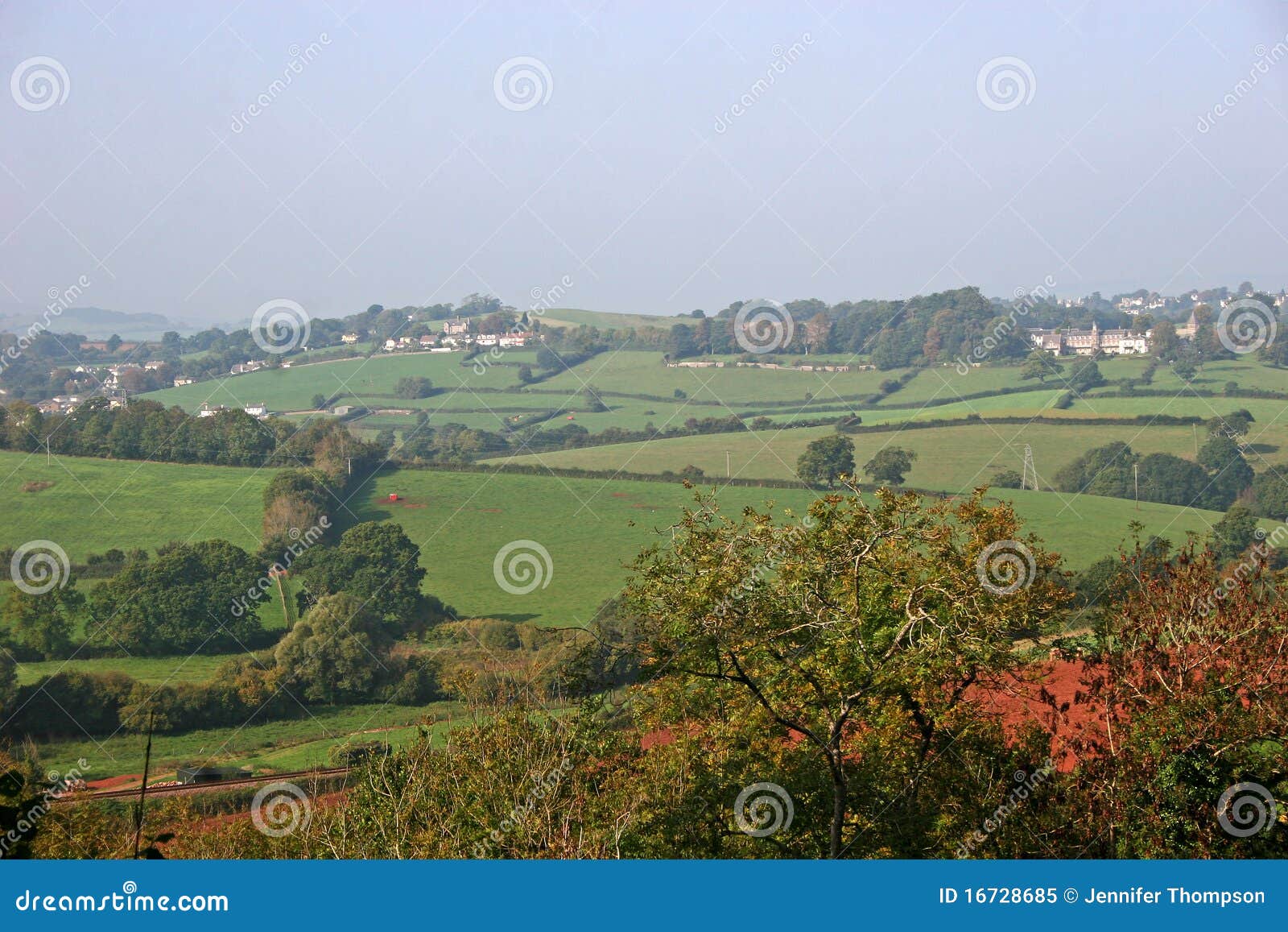 Devon countryside stock image. Image of blue, spring - 16728685