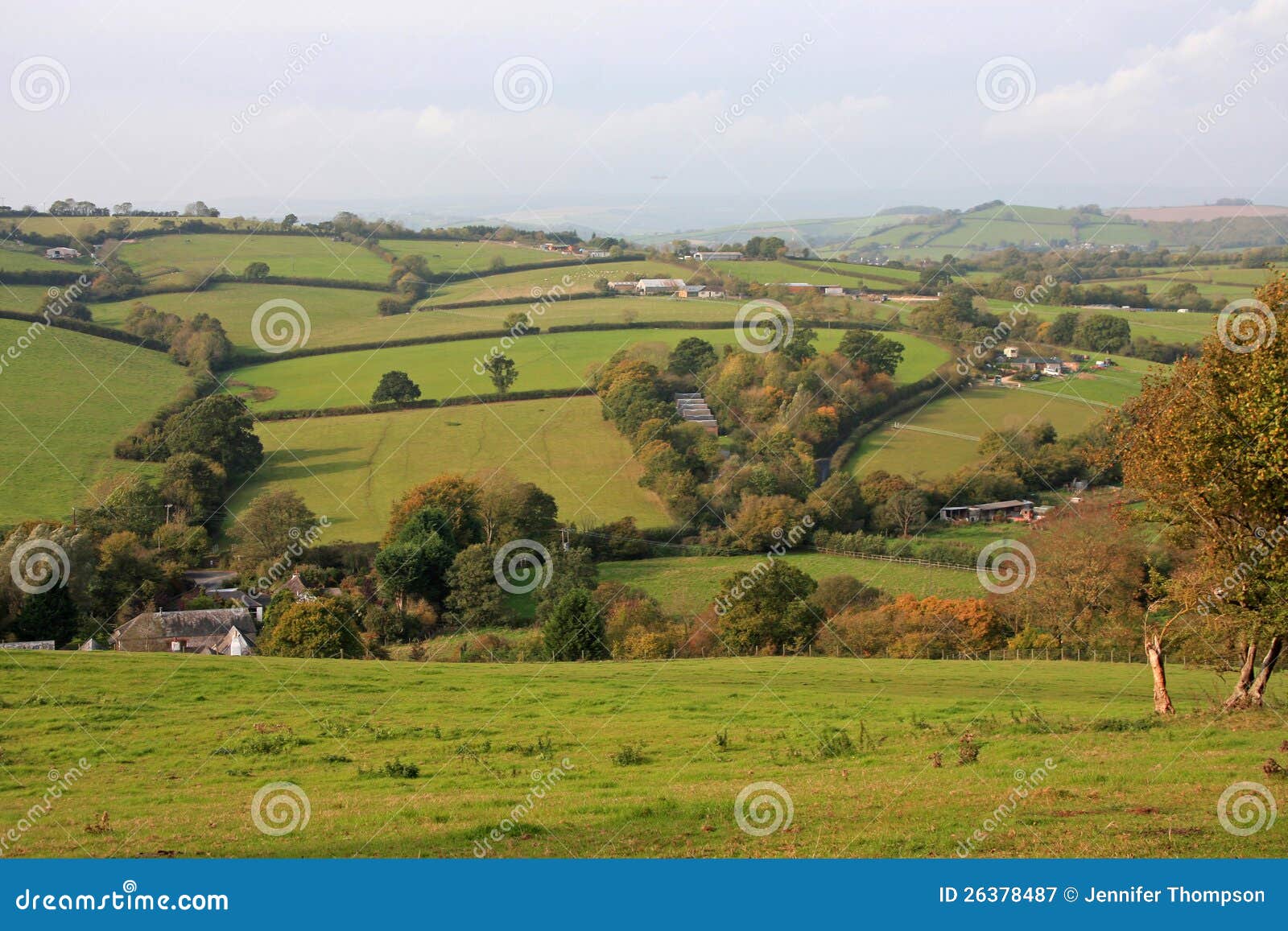 Devon countryside stock image. Image of country, fields - 26378487