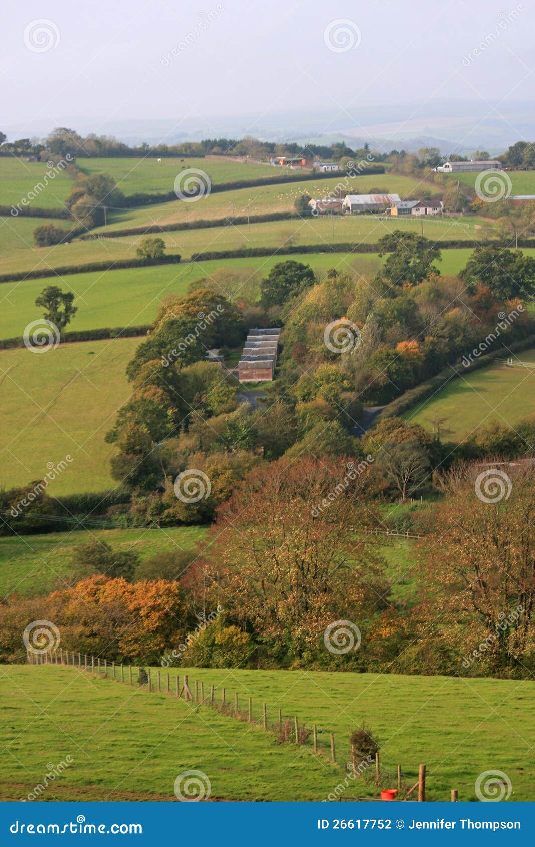 Devon countryside stock photo. Image of blue, farm, house - 26617752