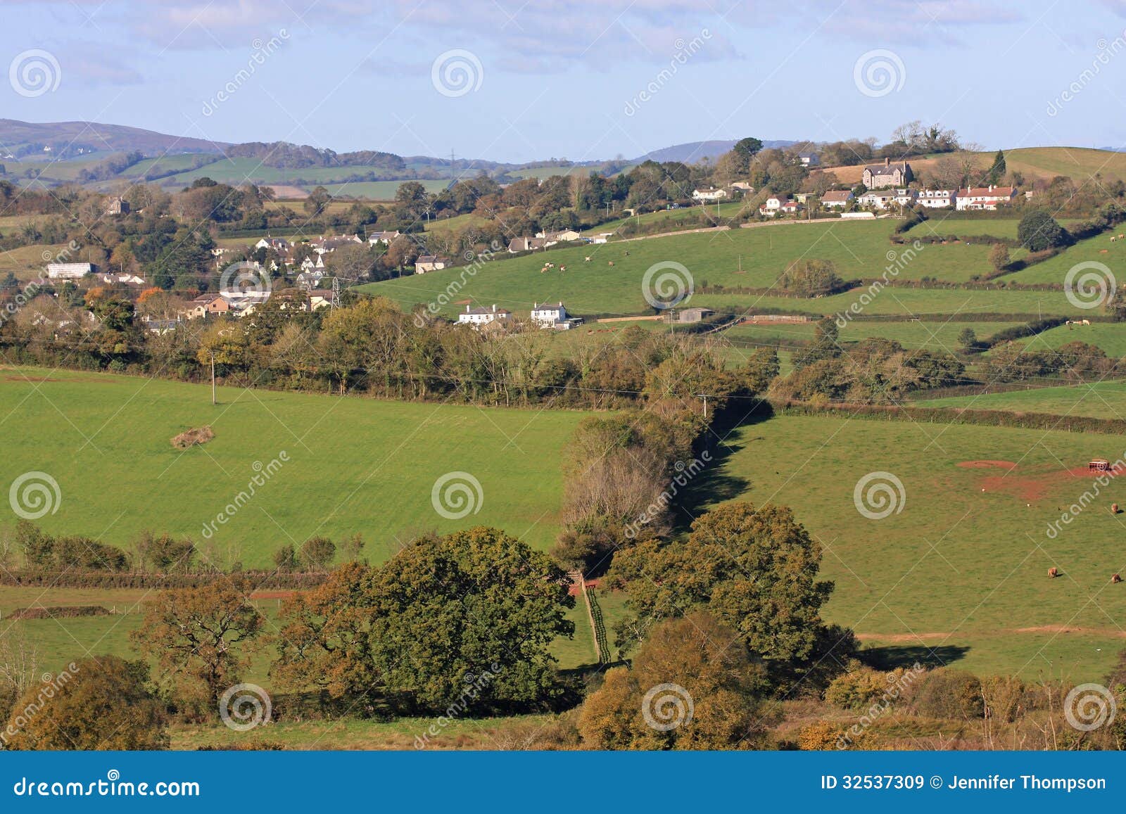 Devon Countryside stockbild. Bild von baum, devon, landschaft - 32537309