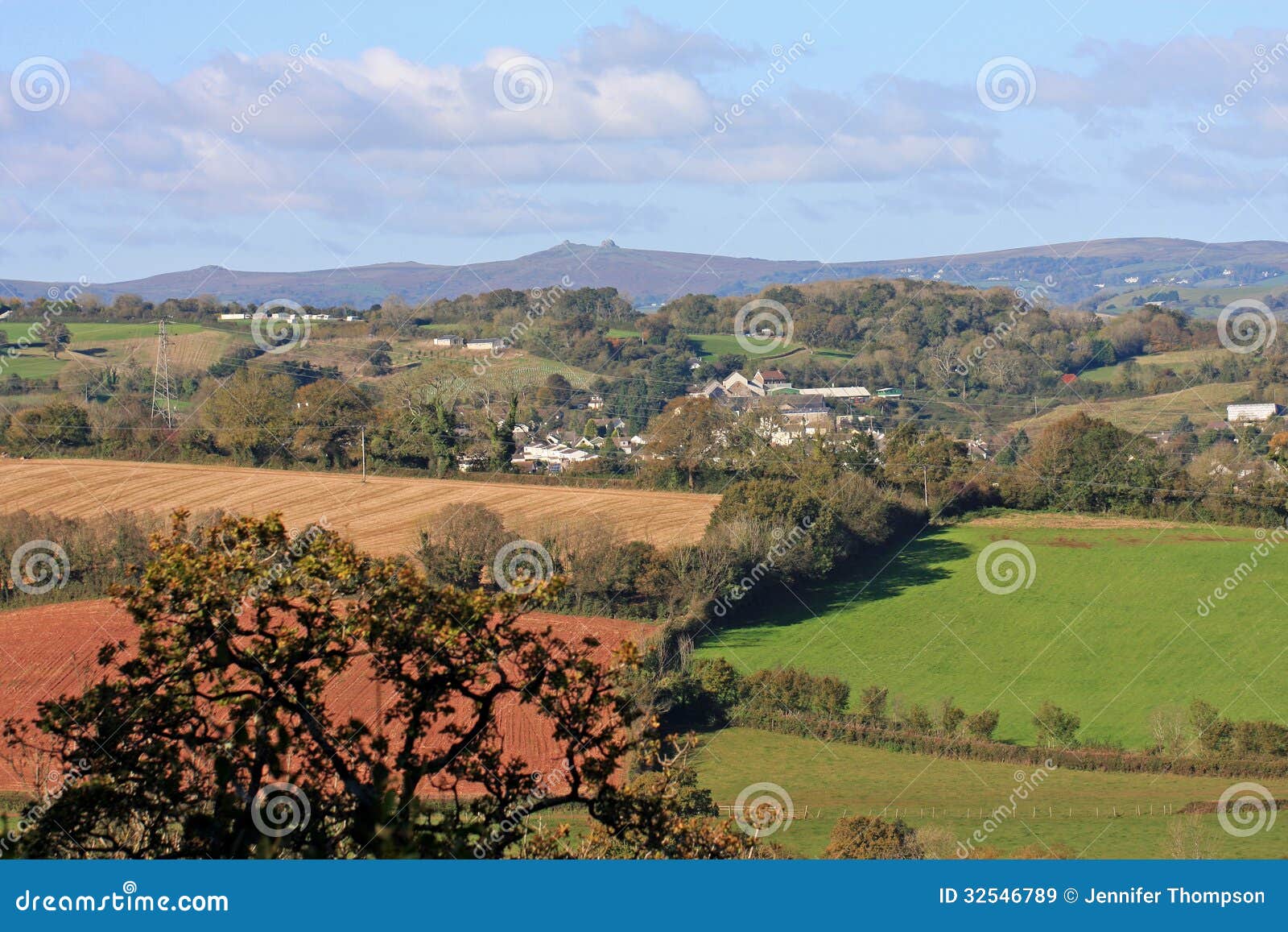 Devon Countryside stockbild. Bild von feld, bewirtschaften - 32546789