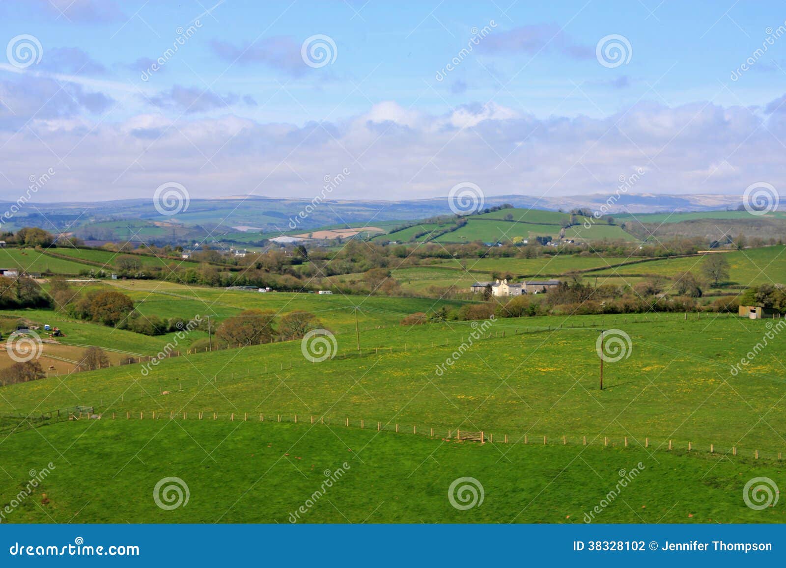 Devon countryside stock photo. Image of fields, hedges - 38328102