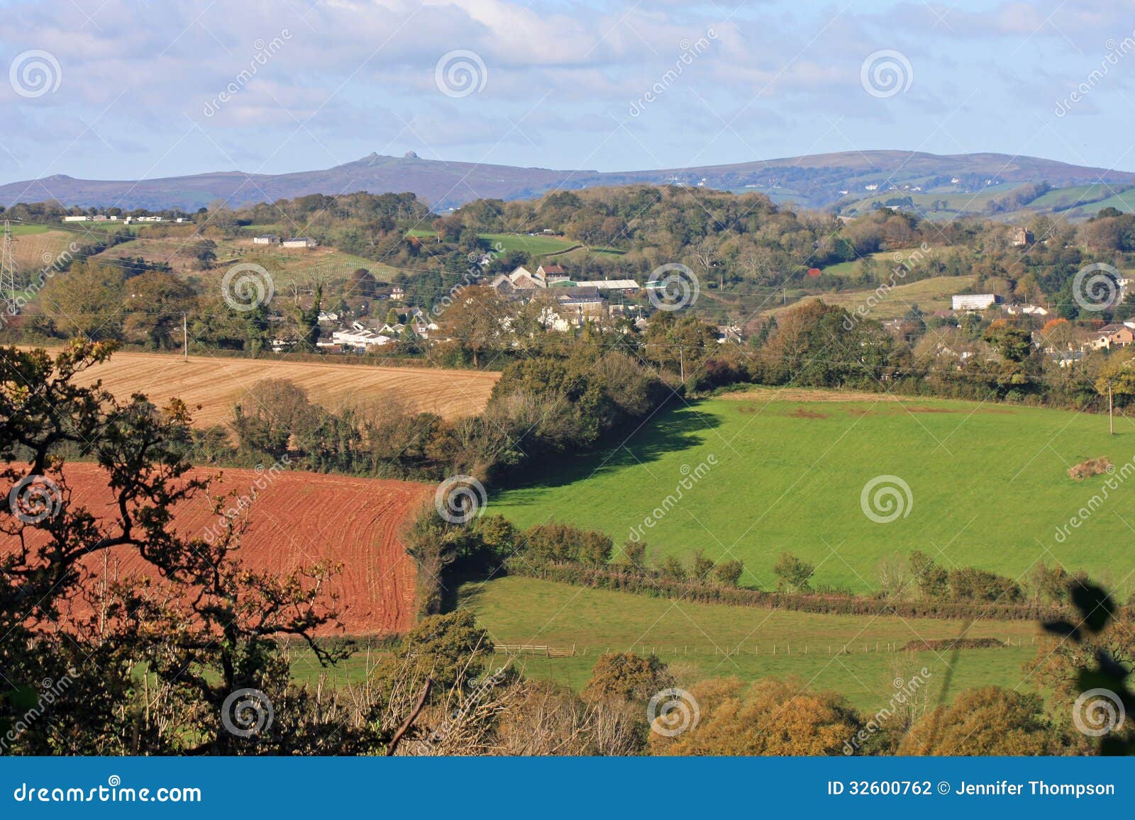 Devon Countryside stock photo. Image of soil, rural, house - 32600762