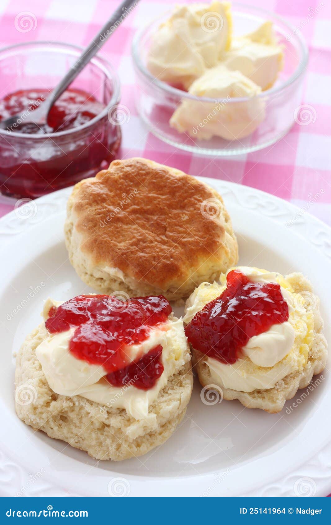 Devon cream tea stock photo. Image of tempt, afternoon - 25141964