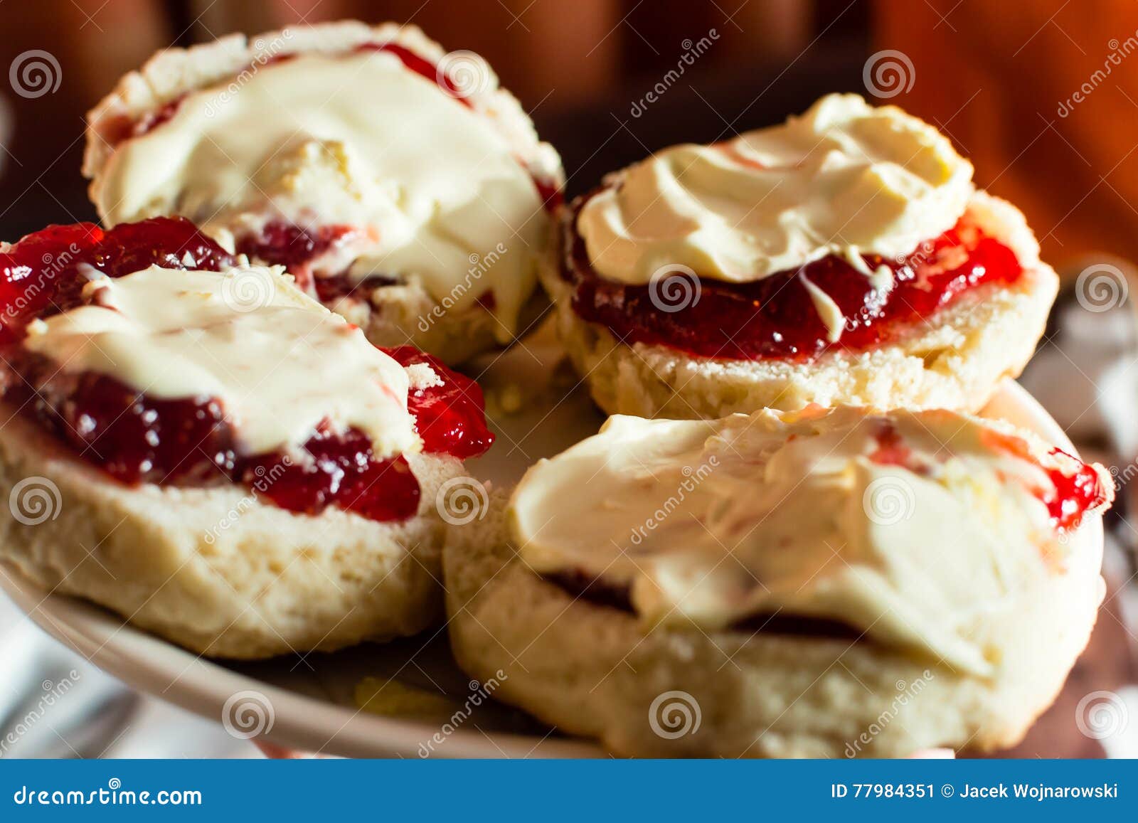 Devon Cream Tea image stock. Image of cuisine, zone, nourriture - 77984351