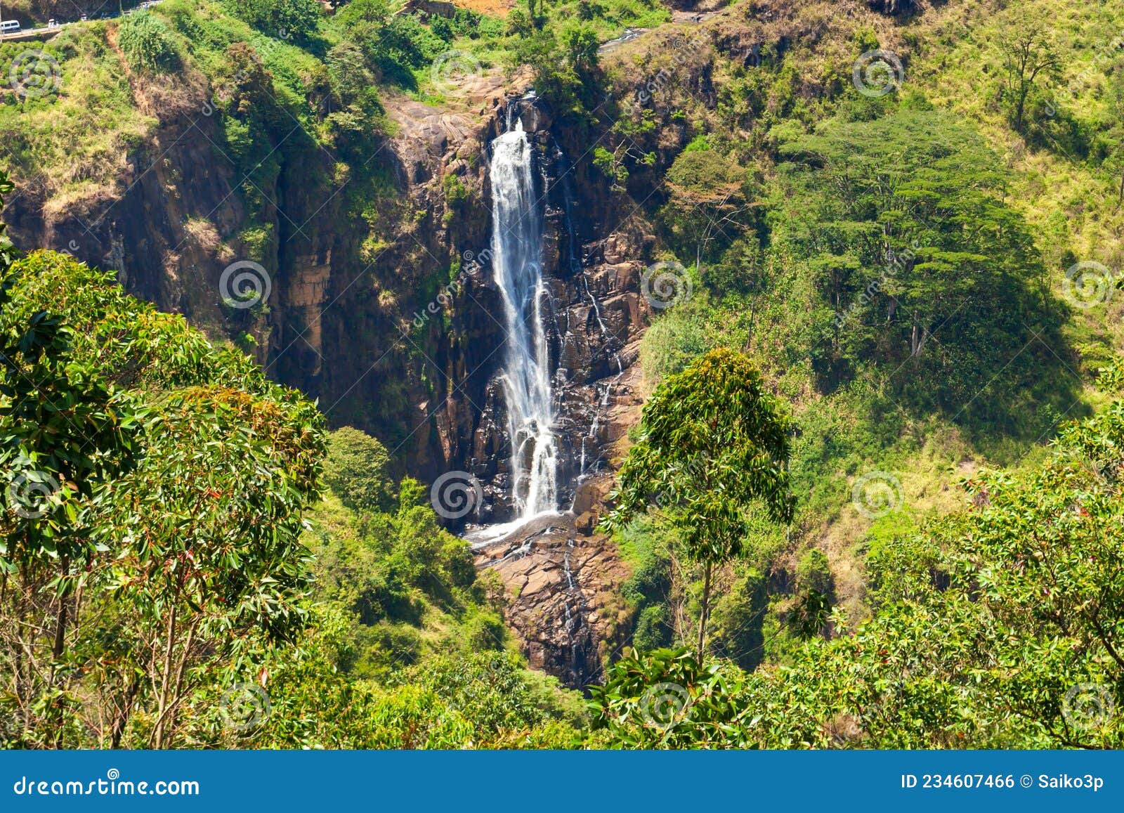 Devon Falls, Nuwara Eliya stock photo. Image of eliya - 234607466