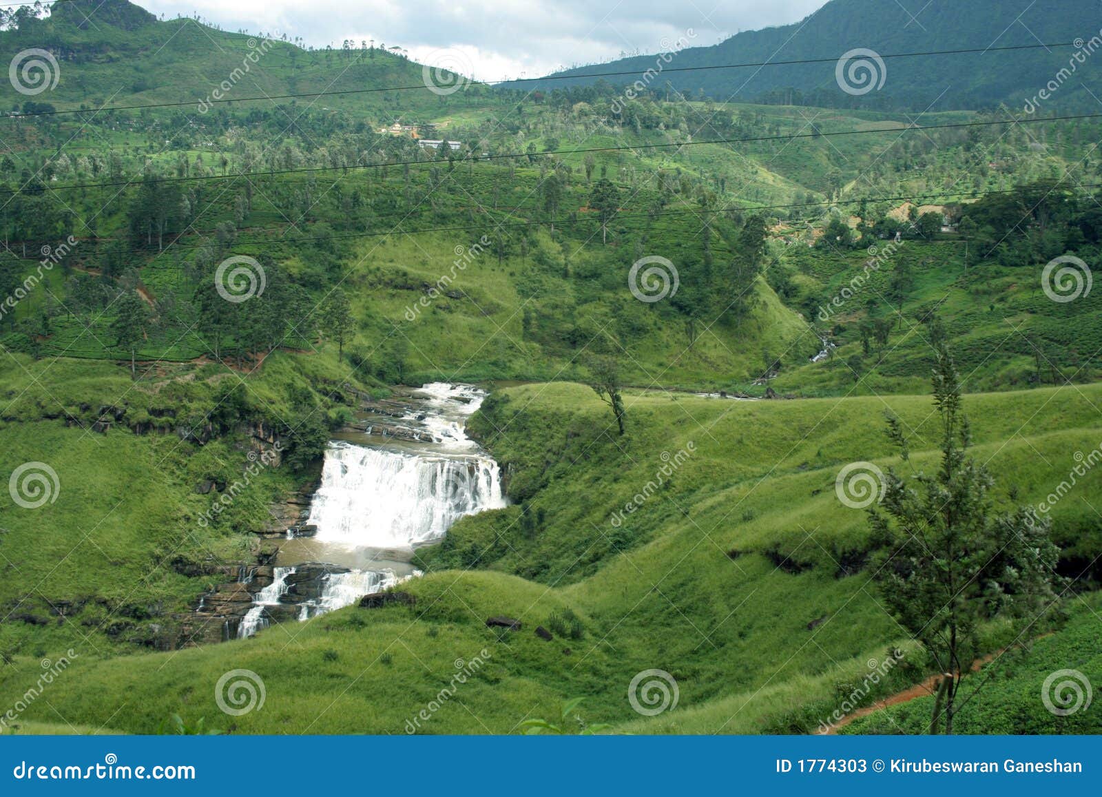 Devon Falls, One of Sri Lanka S Stock Image - Image of plantation ...