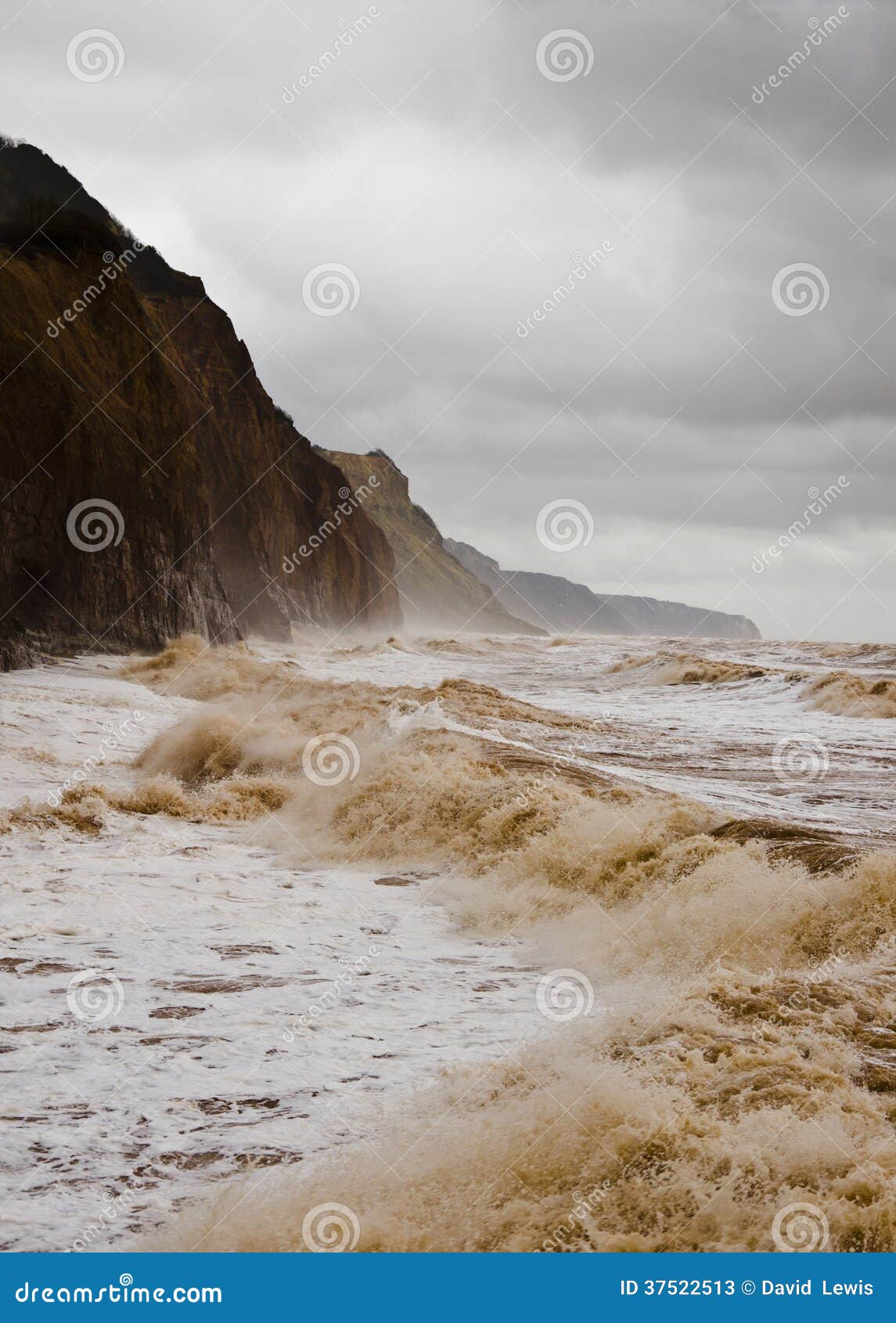 Devon storm editorial stock photo. Image of waves, global - 37522513