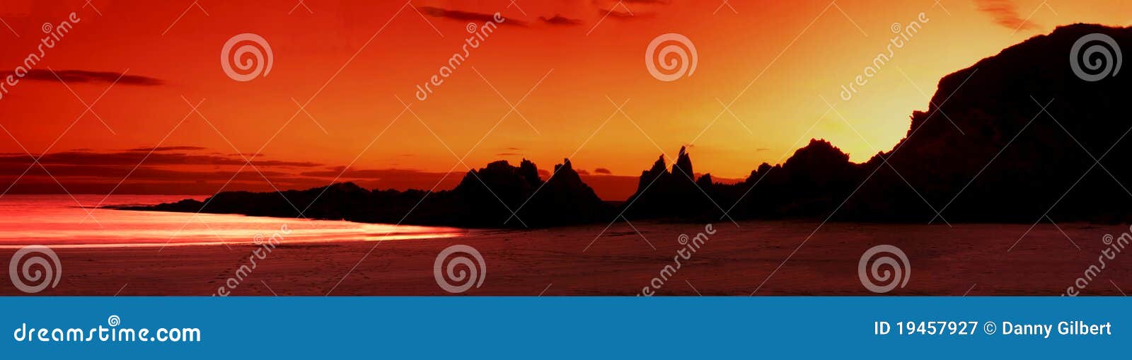 Devon Sunset stock image. Image of beach, sand, clouds - 19457927
