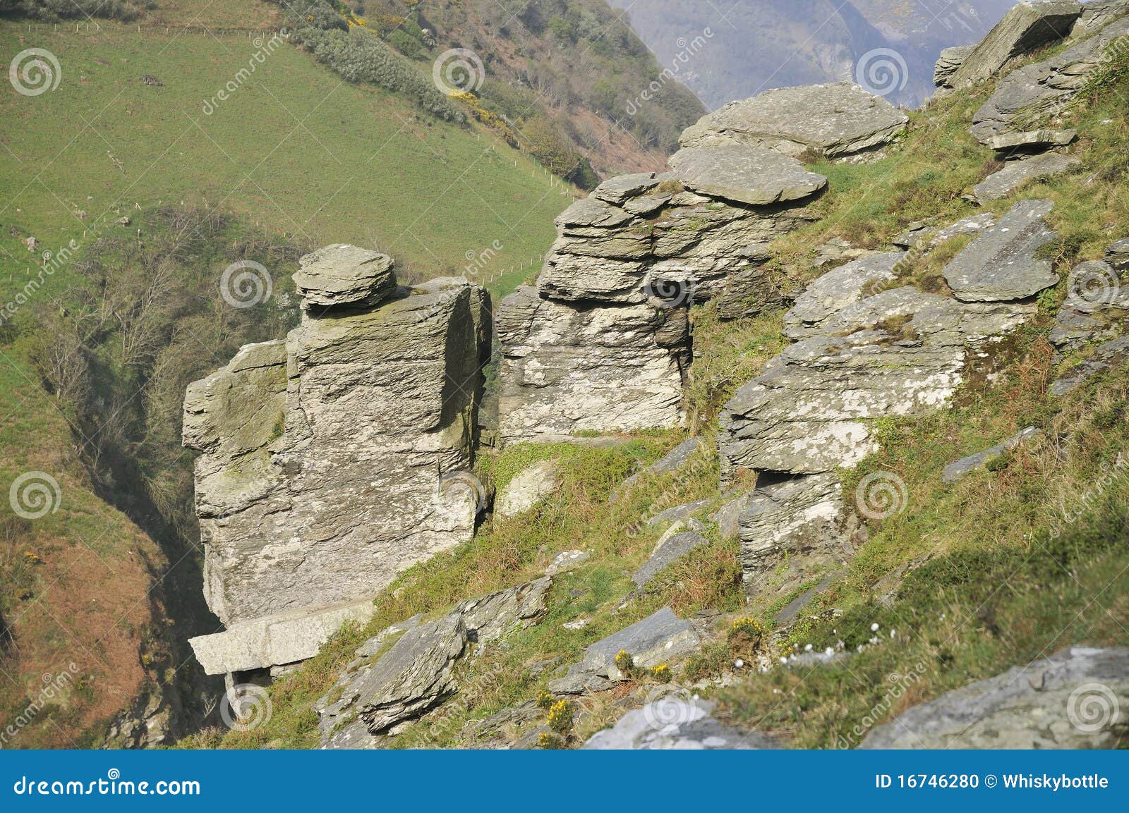 Devonian Limestone Rock stock photo. Image of calcareous - 16746280