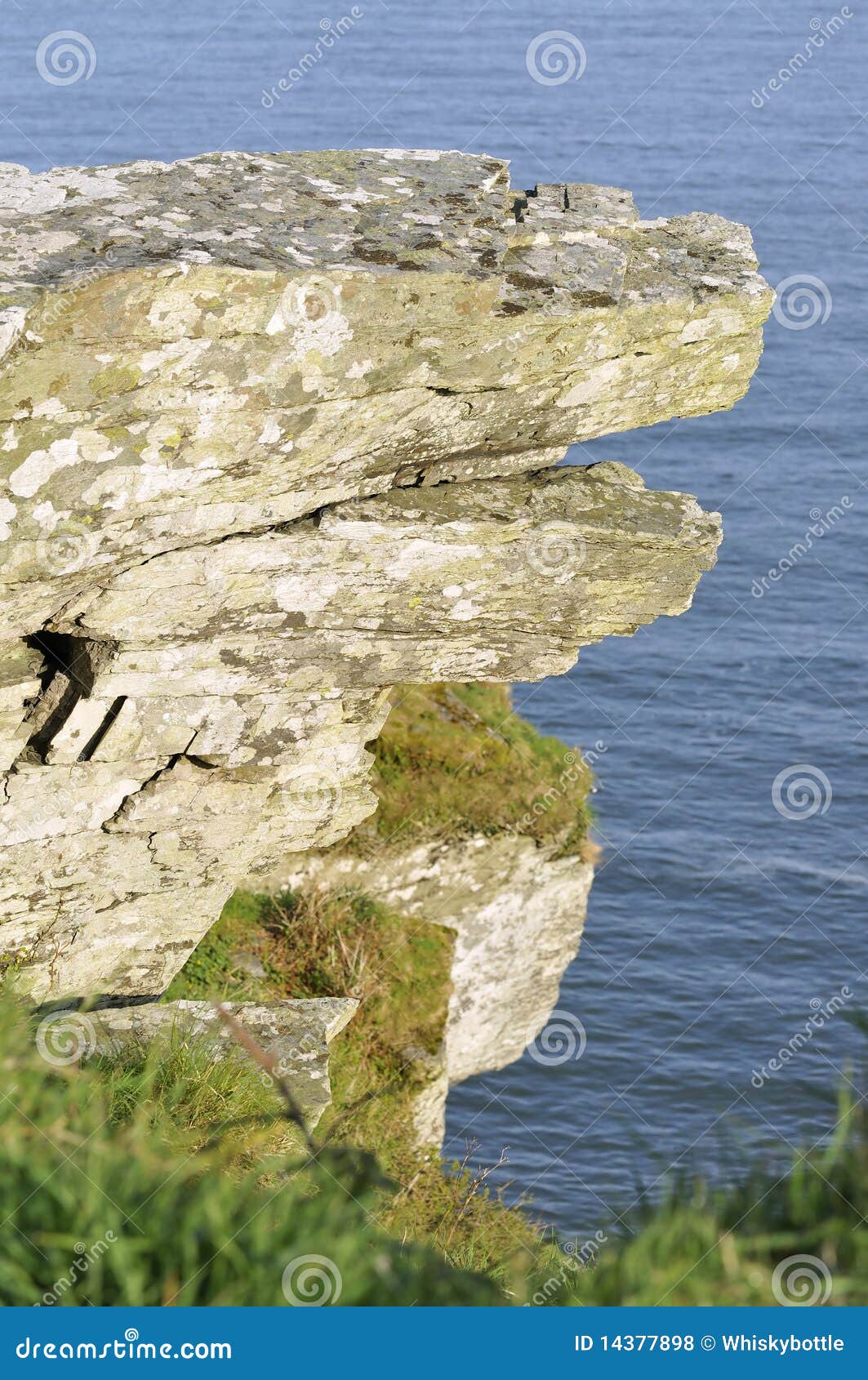 Devonian Limestone Rock Overhang Stock Photo - Image of eroded, ancient ...