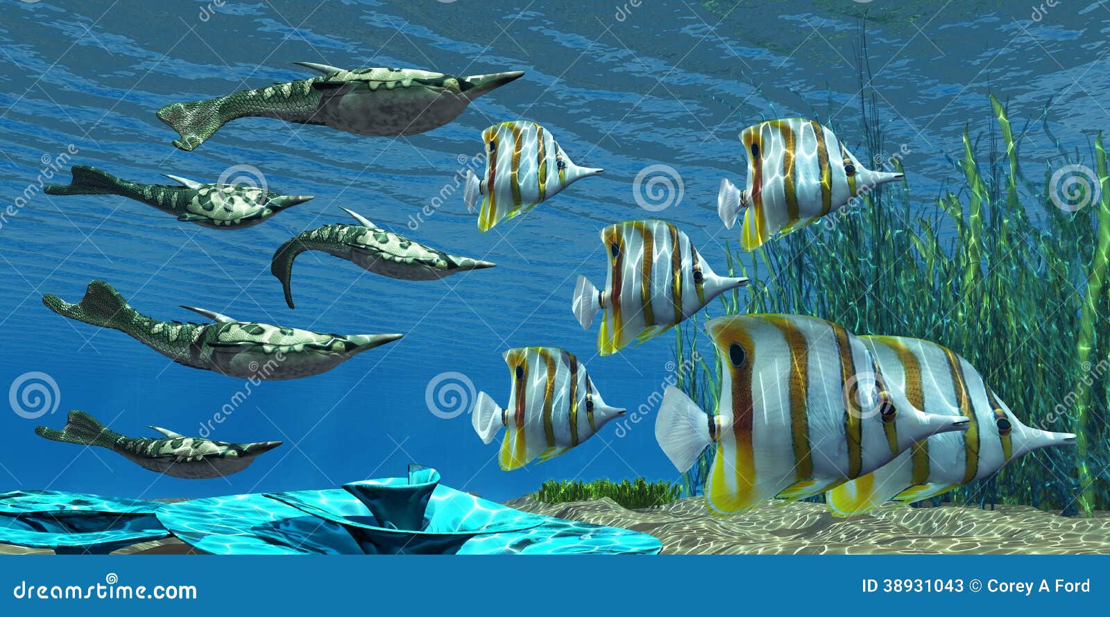 Pteraspis Fish Side Profile Royalty-Free Stock Photo | CartoonDealer ...