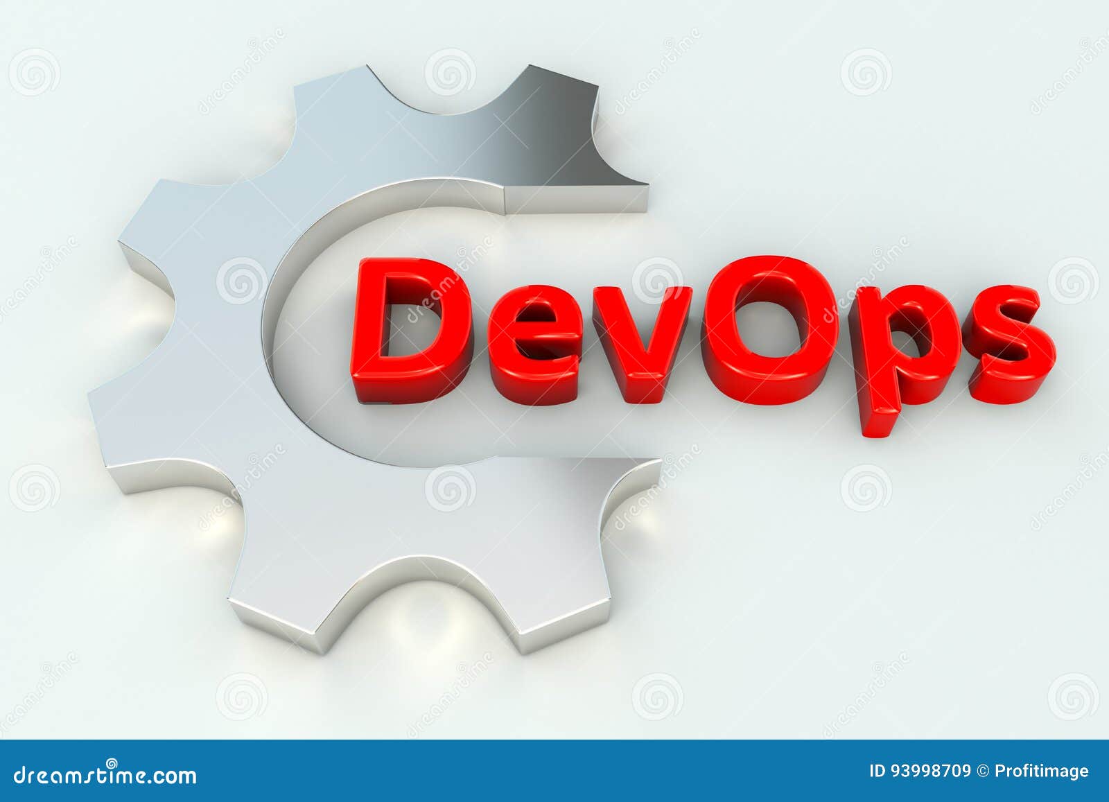 DevOps stock de ilustración. Ilustración de blanco, prueba - 93998709