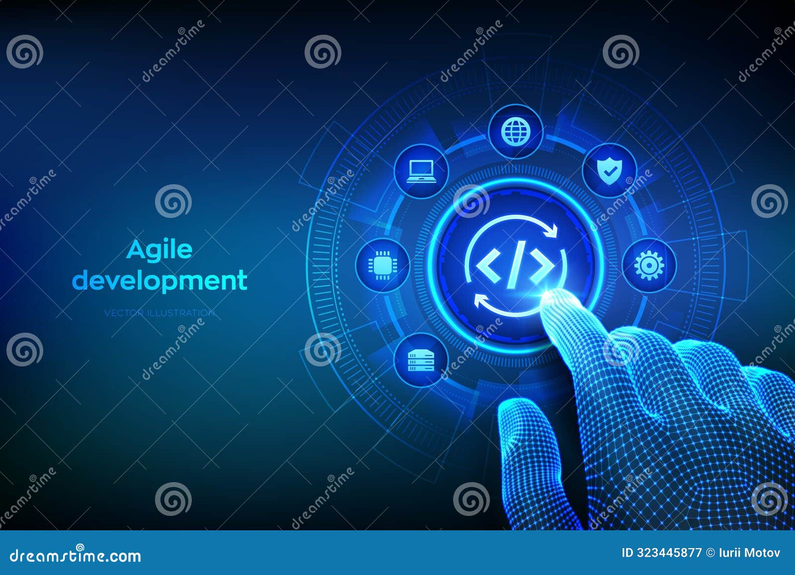 DevOps Agile Development Concept On Virtual Screen Royalty-Free Stock ... DevOps Agile Development Concept On Virtual Screen Royalty-Free Stock ...