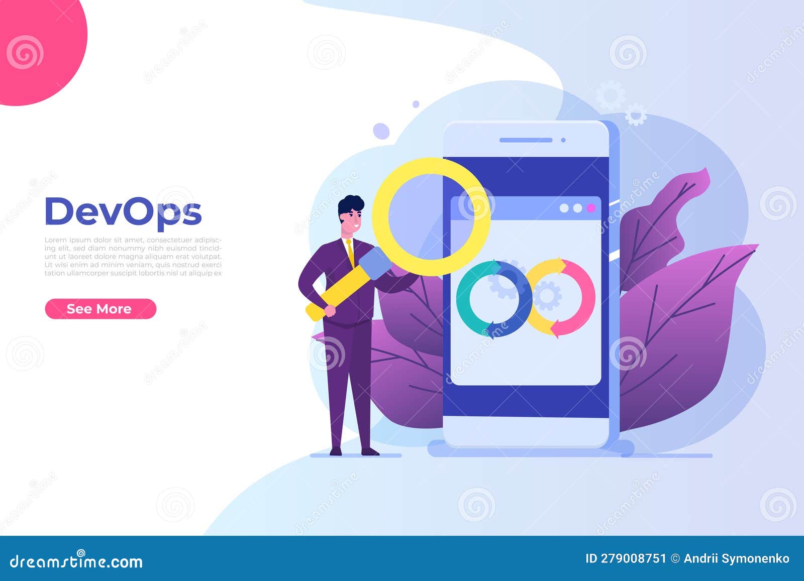 Devops Concept. Application Development, Building. API Prototyping ...