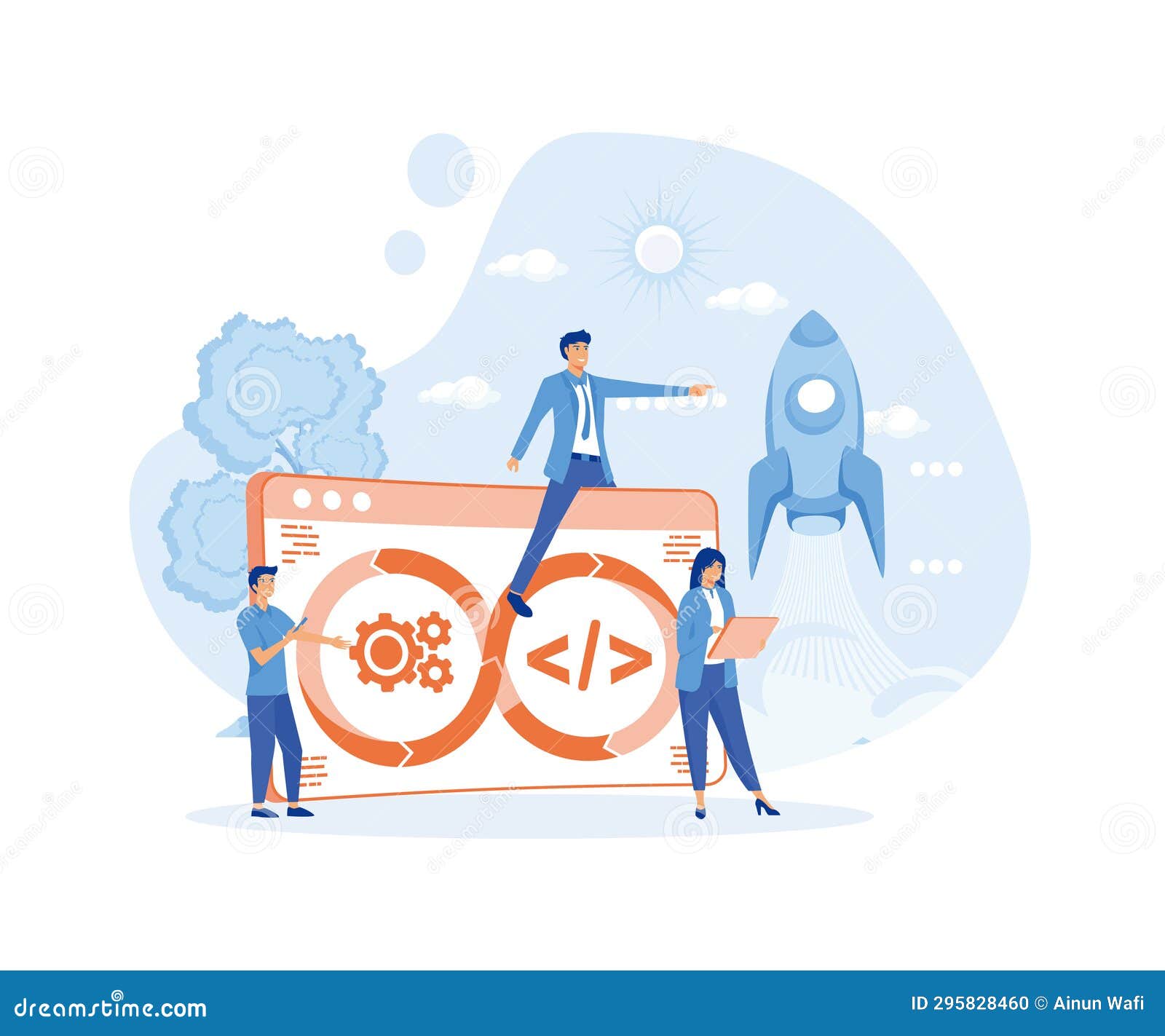 DevOps Developers Characters, Software Delivery Automation Process ... DevOps Developers Characters, Software Delivery Automation Process ...