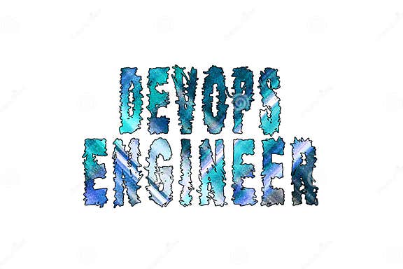 Devops Engineer, Banner, Poster and Sticker Stock Illustration ...