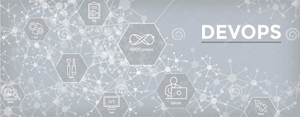 DevOps Icon Set - Dev Ops Web Header Banner Stock Vector - Illustration ...