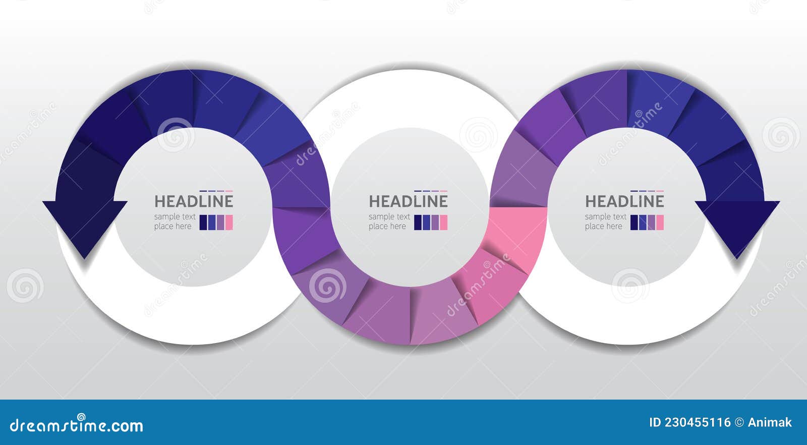 Devops, Infinity Infographic. 3 Step Options Template, Scheme, Diagram ...