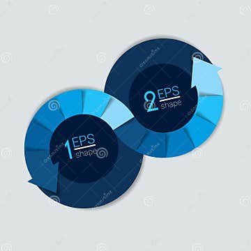 Devops, Infinity Infographic. 2 Step Options Template, Scheme, Diagram ...