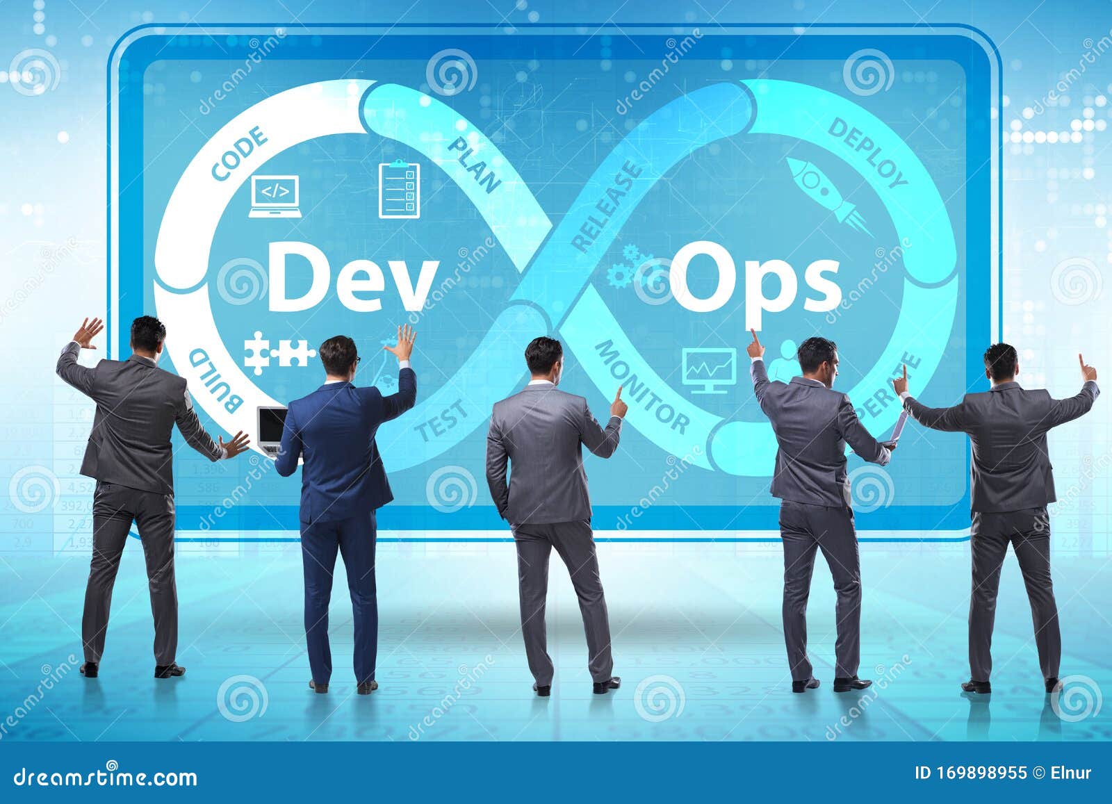 DevOps Software Development it Concept Stock Image - Image of ...
