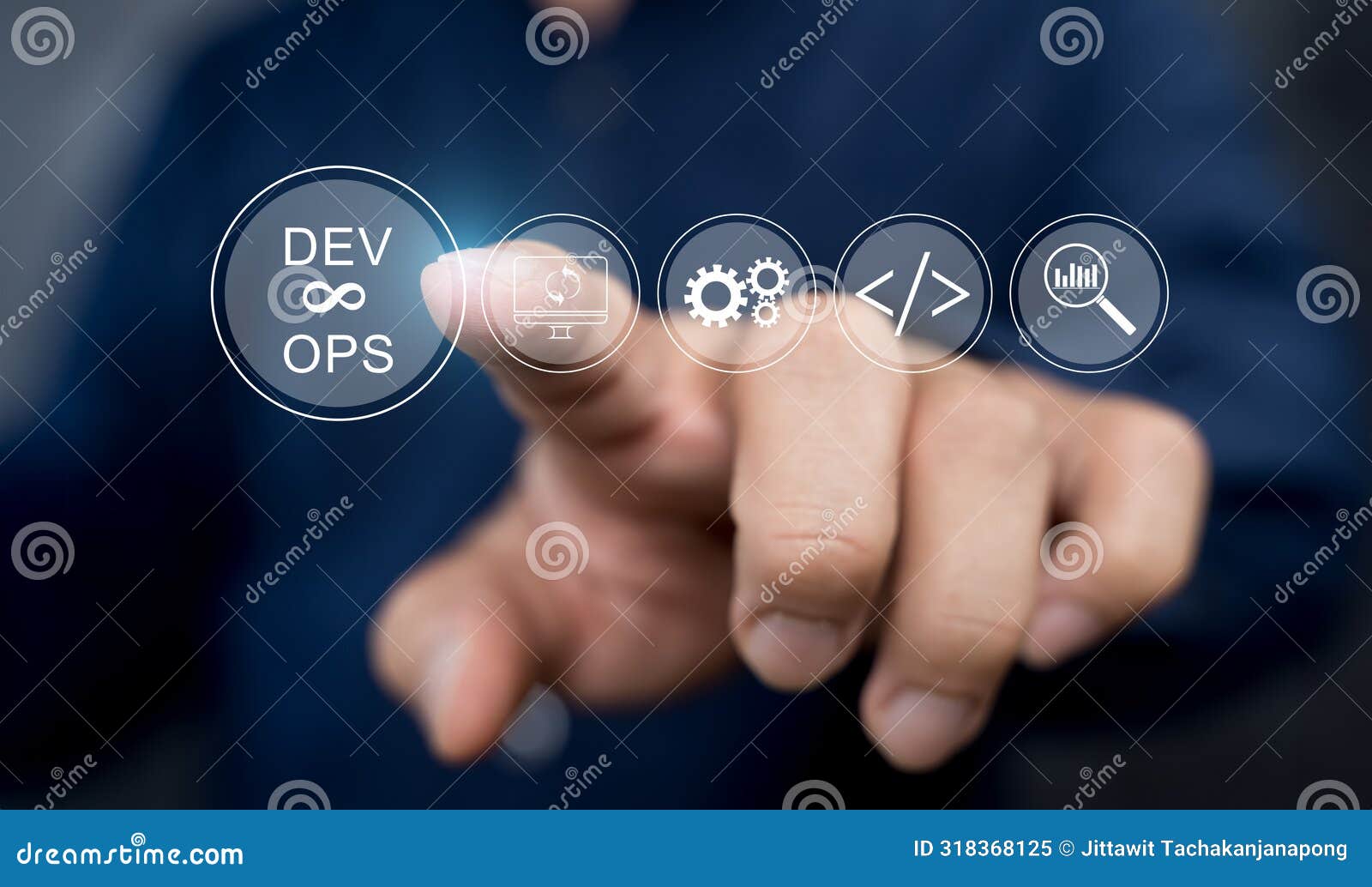 DevOps Software Development Concept. it Operations, High Software Quality and Software ...